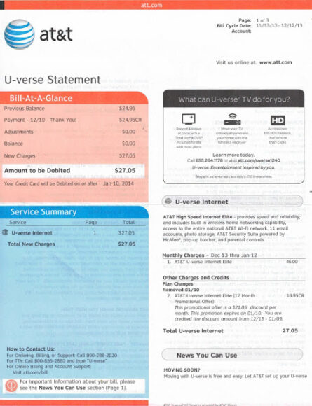 How to Renegotiate your AT&T U-Verse 1-Year Promotional Offer and Save ...